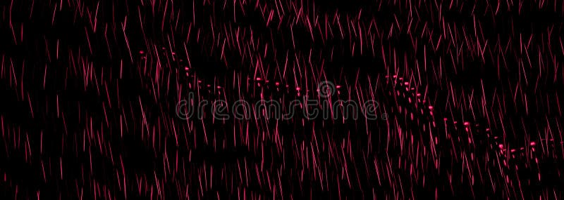 Red Dotted Lines of Lights on a Black Background Stock Image - Image of ...