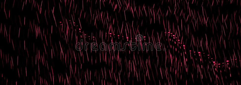 Red Dotted Lines of Lights on a Black Background Stock Image - Image of ...