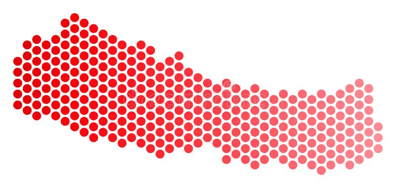 Nepal Map Dotted Stock Illustrations – 95 Nepal Map Dotted Stock ...