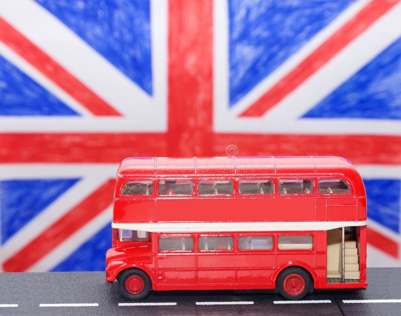 A red double Decker bus stock image. Image of decker - 48869519