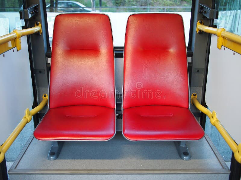 Red Double Seat Rocking Chair Seesaw in Arboretum Kalmthout, Belgium ...