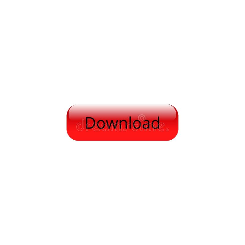 Red download button stock illustration. Illustration of information ...
