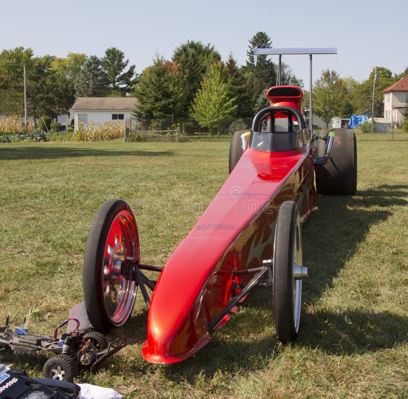 Red Drag Racer Interior editorial stock image. Image of marion - 28888519