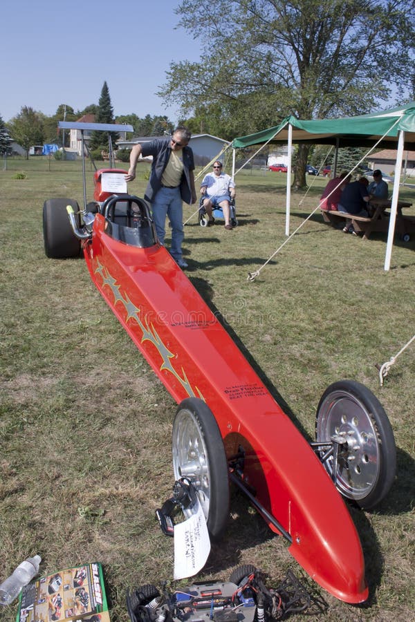 Red Drag Racer Front View editorial photo. Image of drag - 28888531