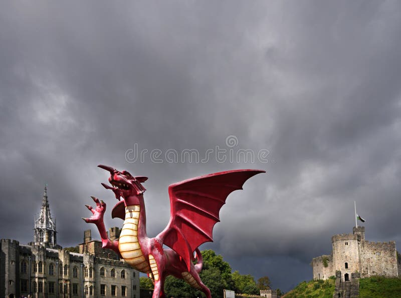 Red Dragon Center Cardiff Castle Wales Stock Photos - Free & Royalty ...