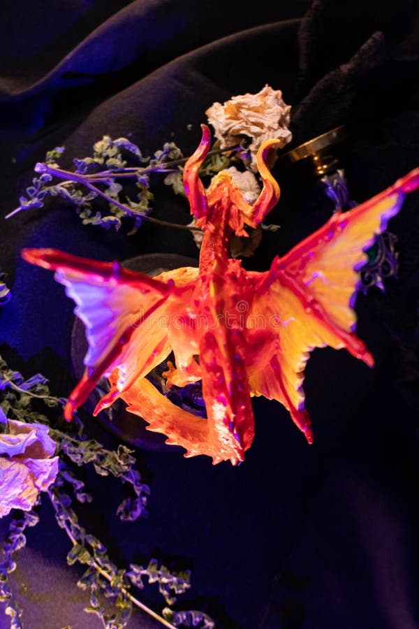 Red Dragon Mini Figure Dnd Fantasy Stock Image - Image of dragon ...