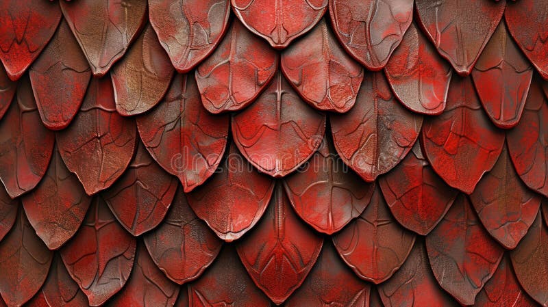 Red Dragon Scale Pattern Close-up - Luxury Background Texture for ...