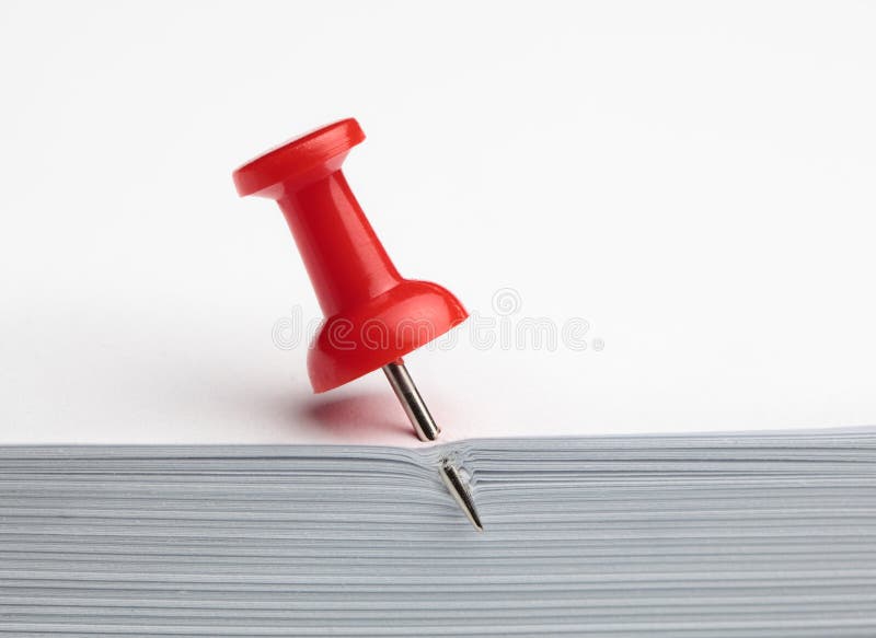 Red drawing pin stock image. Image of note, office, plastic - 24654927