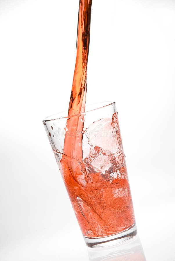 Red drink stock image. Image of drink, splashihg, stream - 11099891