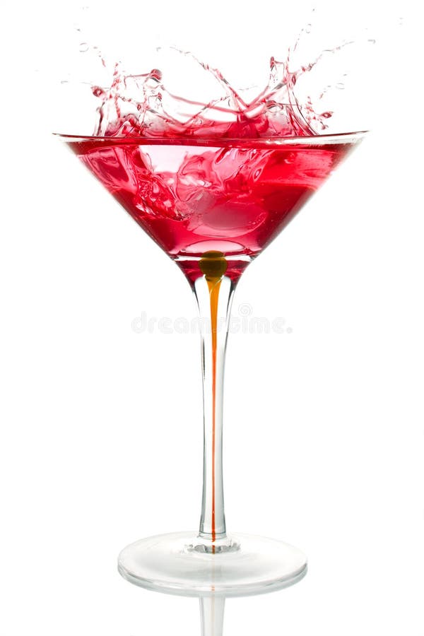 Red Drink stock photo. Image of motion, isolated, glass - 7330964