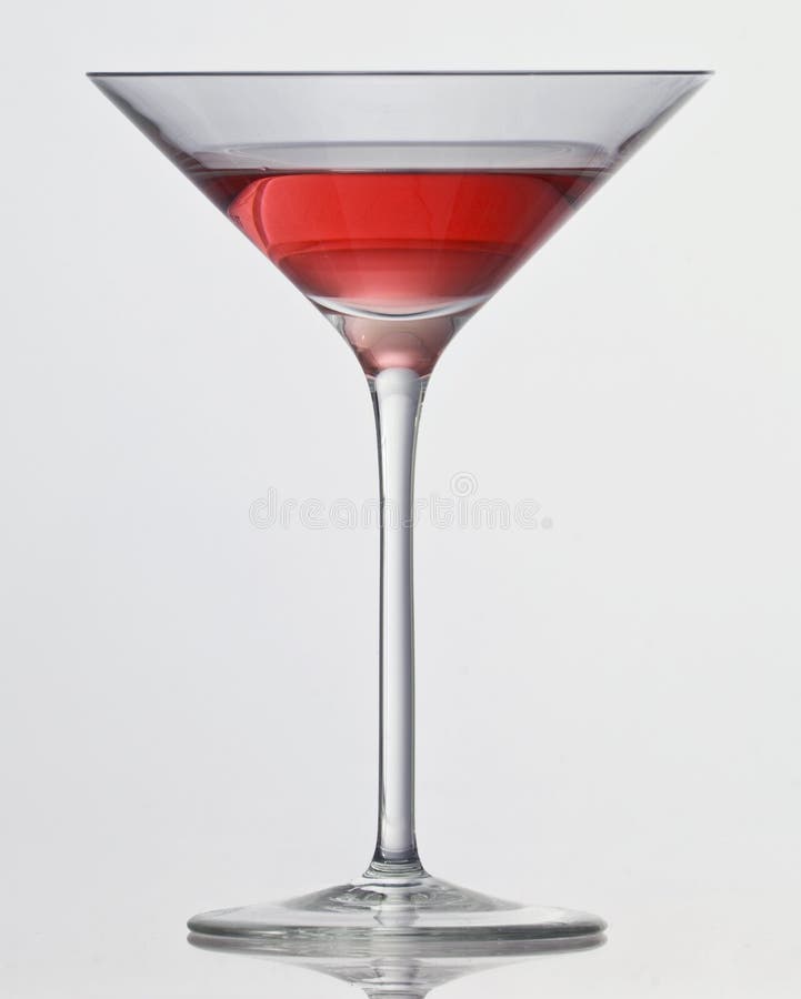 Red Drink In Cocktail Glass Stock Photo - Image of liquid, background ...