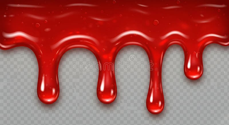 Red Drips Illustration stock illustration. Illustration of ingredient ...