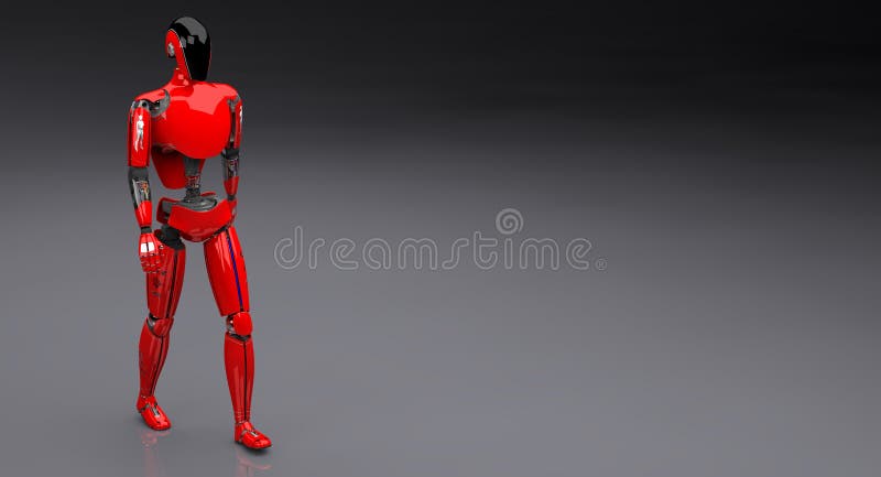 Live Screen Robot, Spot Mark Stock Illustration - Illustration of ...