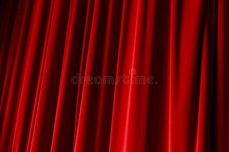 Red curtain stock image. Image of presentation, light - 28325915