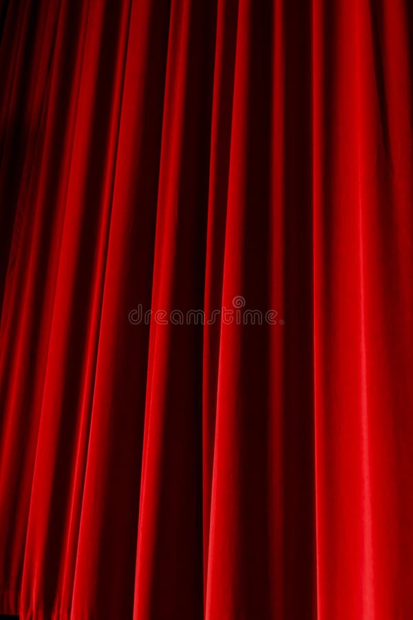 Red Drop Curtain, 2016 stock photo. Image of event, curtain - 76731972