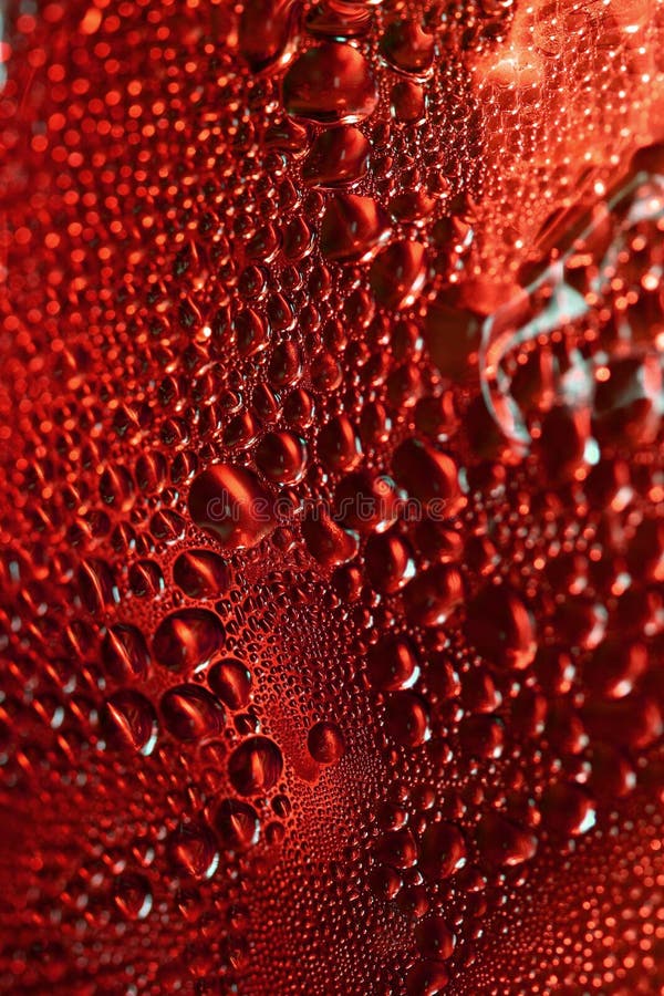 Red drops stock image. Image of drop, detail, condensation - 3715873