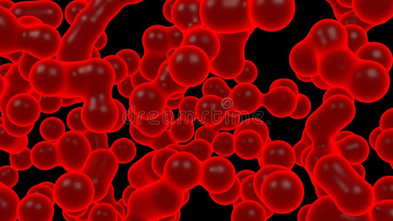 Red Drops are Accidentally Moved. Stock Video - Video of animation ...