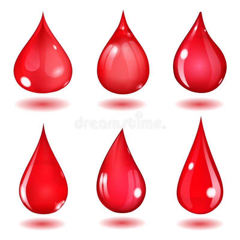 Red drops stock vector. Illustration of clean, nature - 47363402