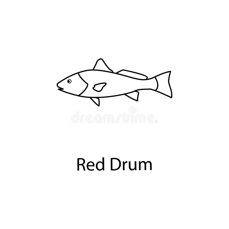 Drum Fish Red Stock Illustrations – 139 Drum Fish Red Stock ...