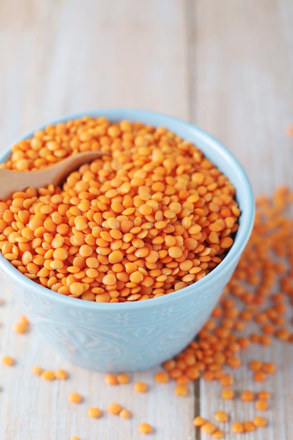 Red Dry Lentils Ready for Cooking Stock Image - Image of ready, eating ...