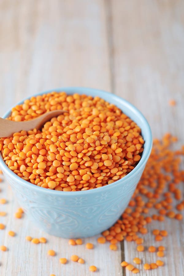Red Dry Lentils Ready for Cooking Stock Image - Image of lentils, vegan ...