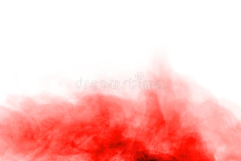Red dust powder explosion. stock image. Image of explosion - 250025913