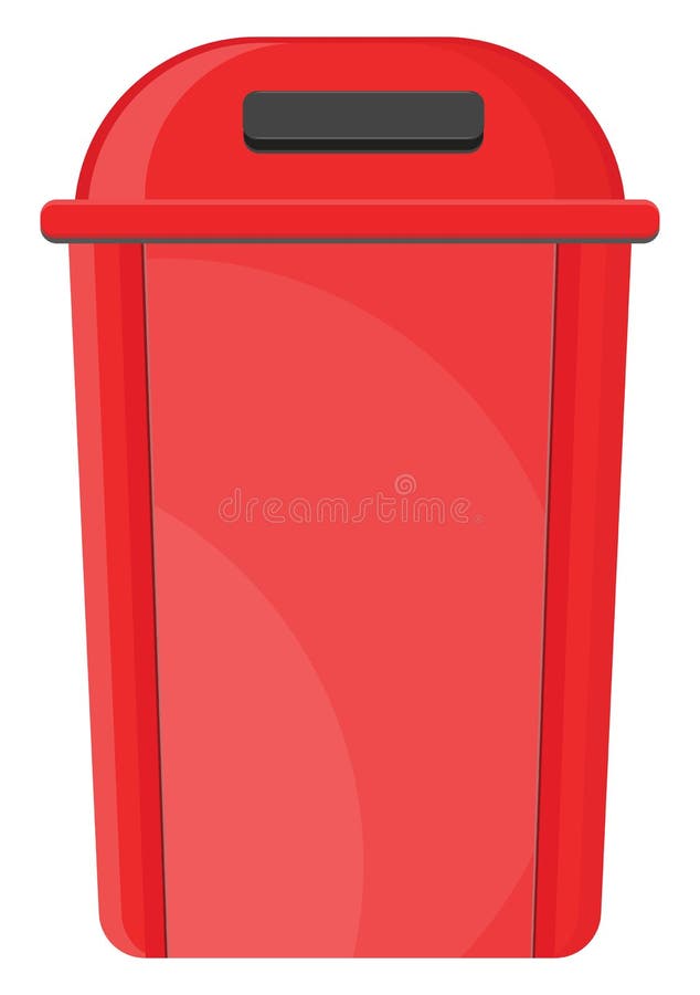 Dustbin Illustration Logo Vector Free Stock Vector - Illustration of ...