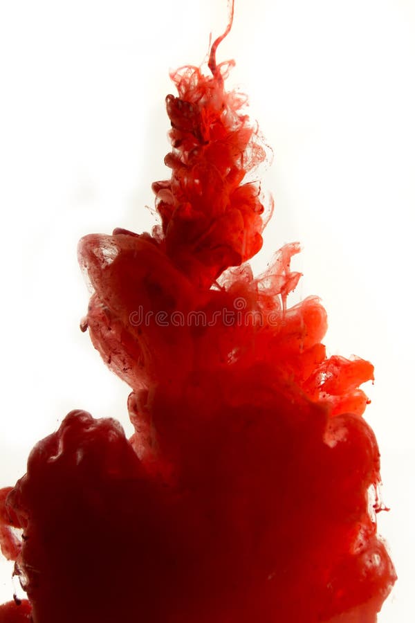 Red dye in water stock photo. Image of white, aquatic - 80837438