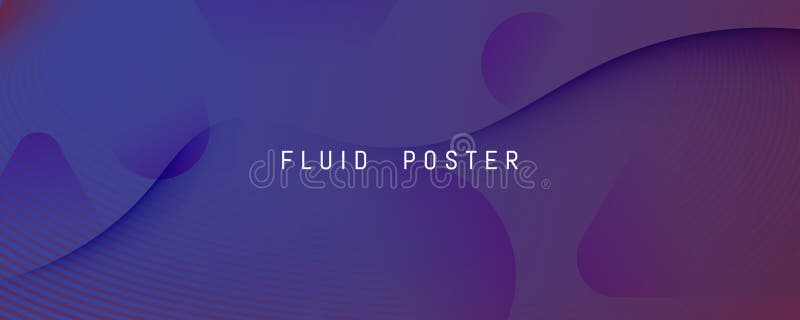 Red Dynamic Abstract. Flow Shapes Banner Stock Vector - Illustration of ...