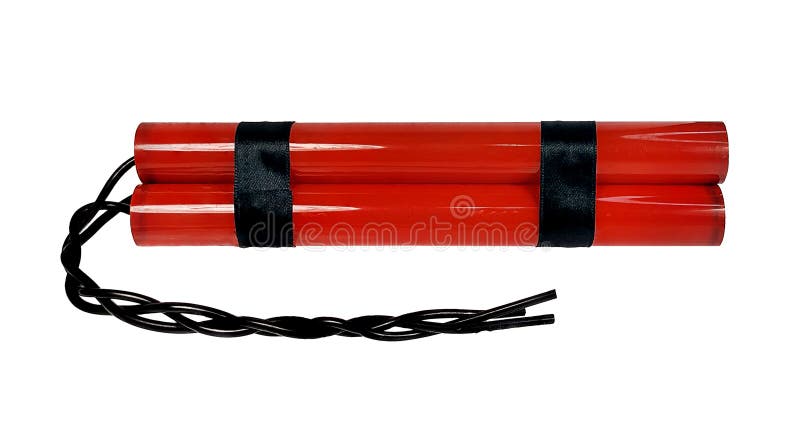 Dynamite with Braided Wicks Stock Image - Image of explosion, explosive ...