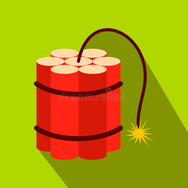 Red Dynamite Sticks Icon, Icon Cartoon Stock Vector - Illustration of ...
