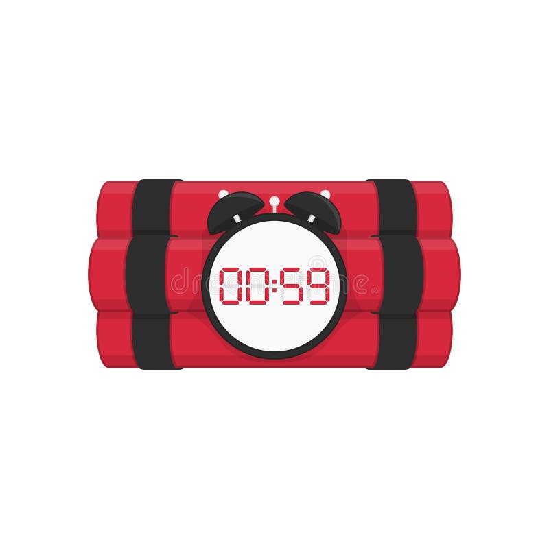 Dynamite bomb set. stock vector. Illustration of firecracker - 87300318