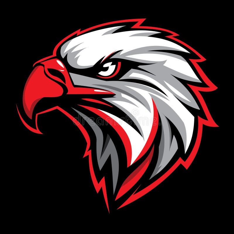 Red Eagle Logo stock vector. Illustration of depicts - 344622831