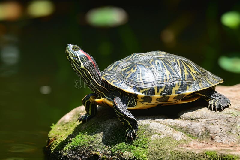 Red Slider Turtle Stock Illustrations – 146 Red Slider Turtle Stock ...