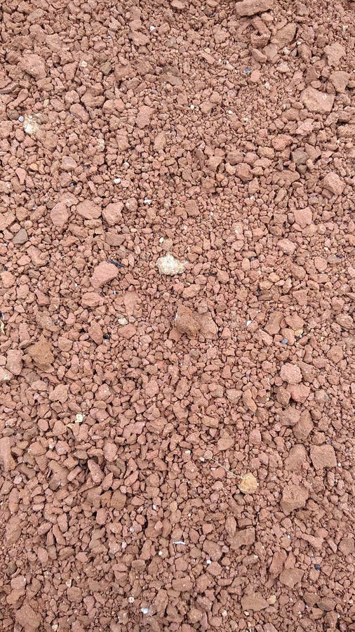 Red Earth Grains on the Hill Stock Photo - Image of rubble, brick ...