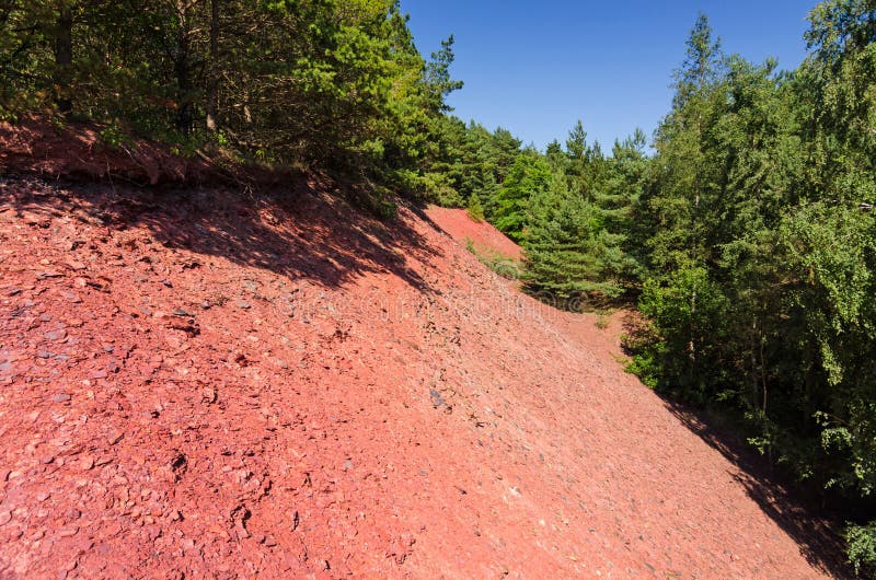 Red earth ground stock photo. Image of sweden, environment - 50647206