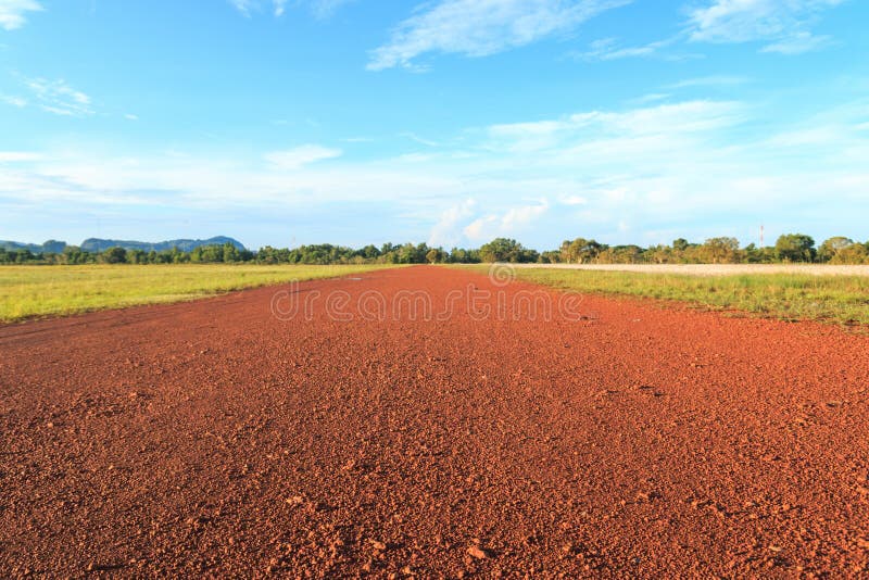 Red earth road. stock image. Image of grassland, travel - 40710833