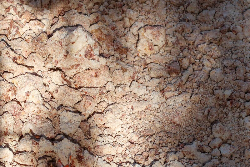 Lateritic Soil in Sunlight Backgroung and Texture Stock Photo - Image ...