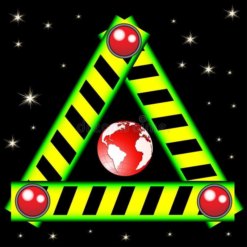 Red Earth Under Construction Stock Vector - Illustration of icon, ball ...