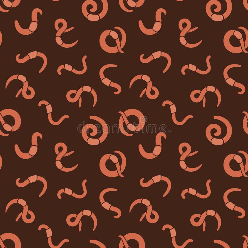 Curled Earthworms Stock Illustrations – 21 Curled Earthworms Stock ...