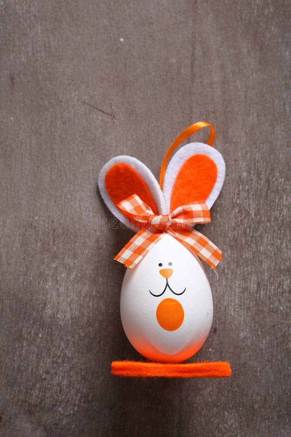 Red Easter Bunny on a Slate Background Stock Photo - Image of easter ...