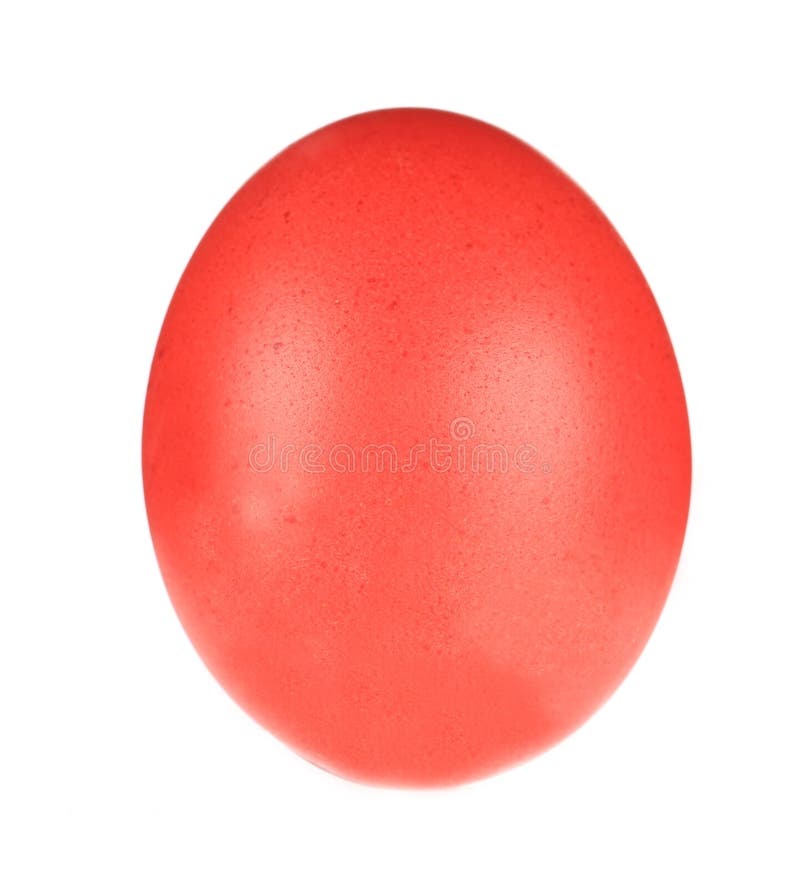 Red easter egg close up. stock image. Image of isolation - 40031823