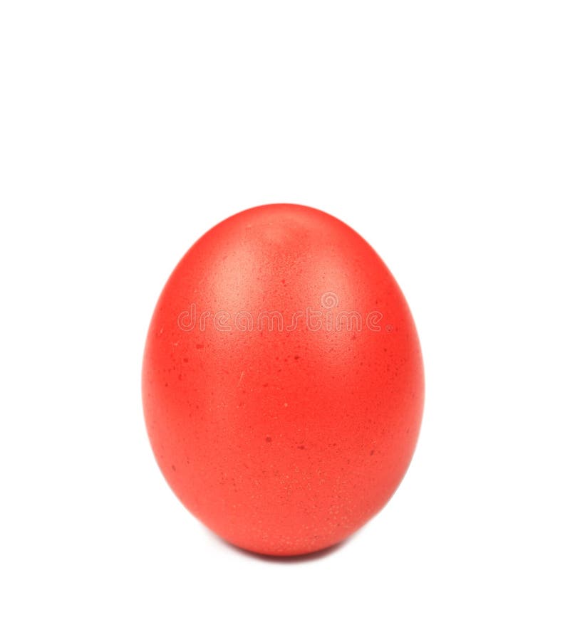 Red easter egg. stock image. Image of colourful, snack - 41292933
