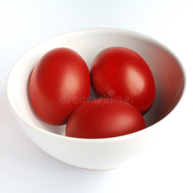Red Easter eggs stock image. Image of croatia, beautiful - 39805249