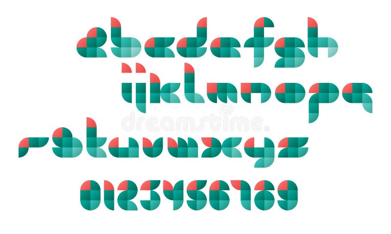 Round Pixel Font Stock Illustrations – 432 Round Pixel Font Stock ...