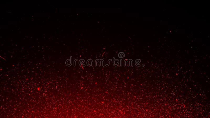 Red Effect Dust Debris Isolated on Background, Motion Powder Spray ...