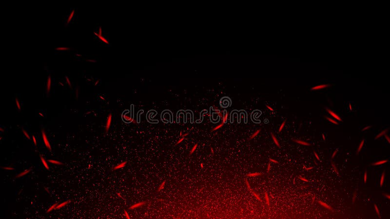 Red Effect Dust Debris Isolated on Background, Motion Powder Spray ...