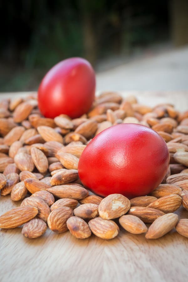 Red egg stock image. Image of nutshell, brown, healthy - 54241805