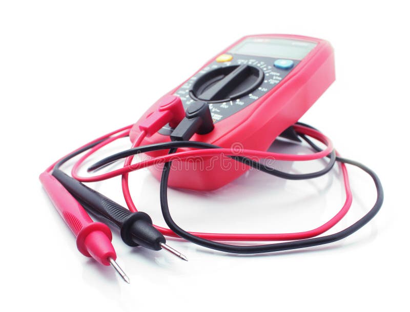 Electric multimeter stock image. Image of amperage, electricity - 22260961