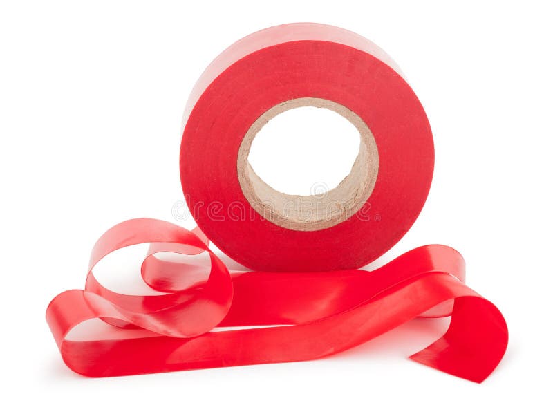 Electrical Tape Roll Lines Isolated, Plastic Duct Tape Rolls, Colored ...